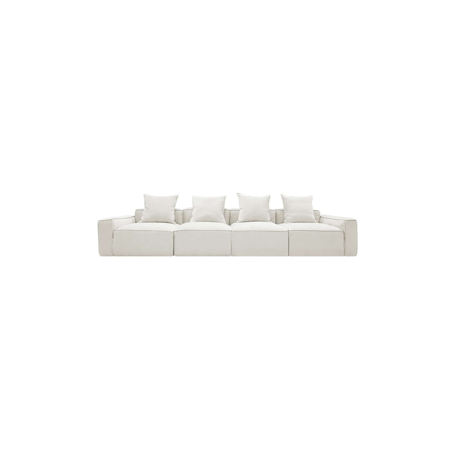 Buy Riley Apt Muse Flax Sofa - 4 Seater - James Lane Australia